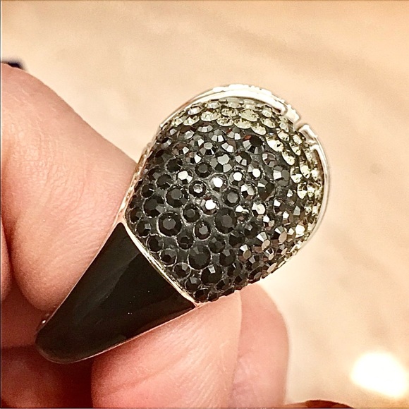 Swarovski | Jewelry | Swarovski Signed Limited Edition Ring Dome Ring ...